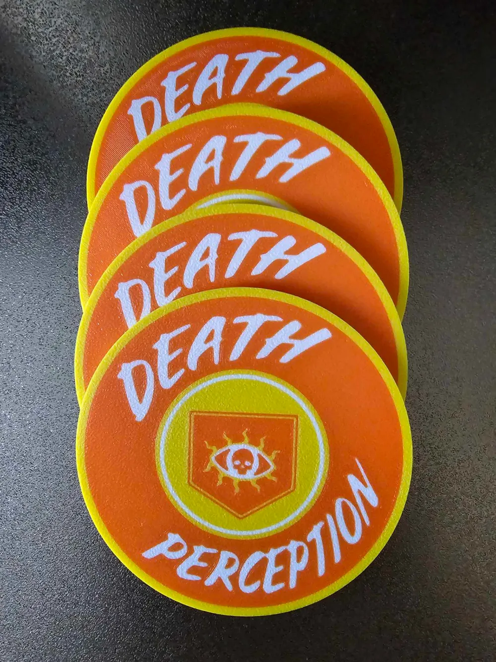 Death Perception Zombie Perk Coaster by MuffinMan MakerWorld: Download ...
