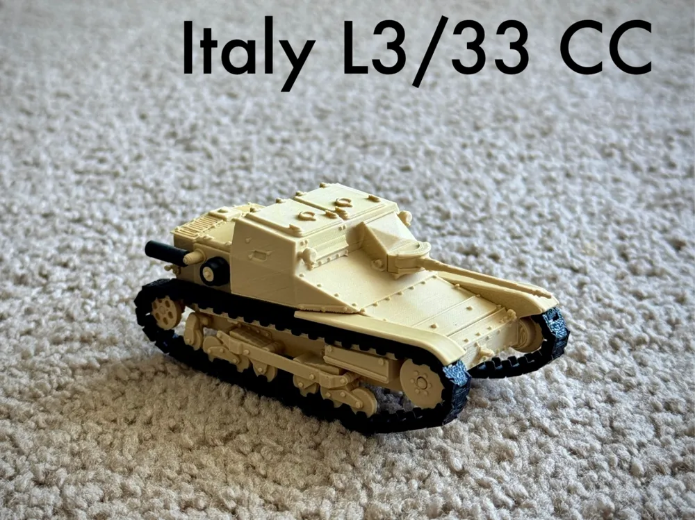 Italy L3/33 CC 1:35 scale War Thunder - Free 3D Print Model - MakerWorld
