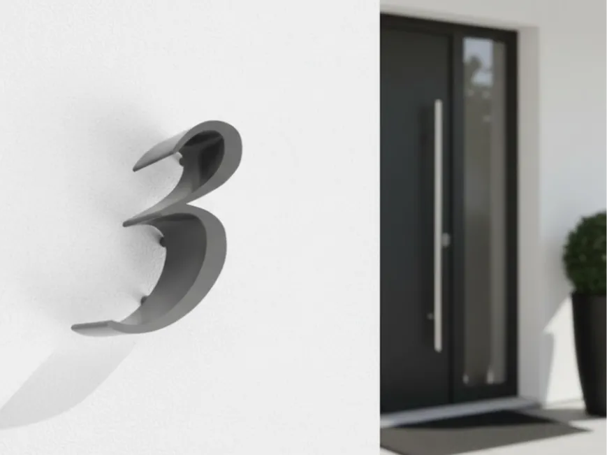 Velvet Script Number 3 Filigran Klassisch Elegant von FormaDelSol ...