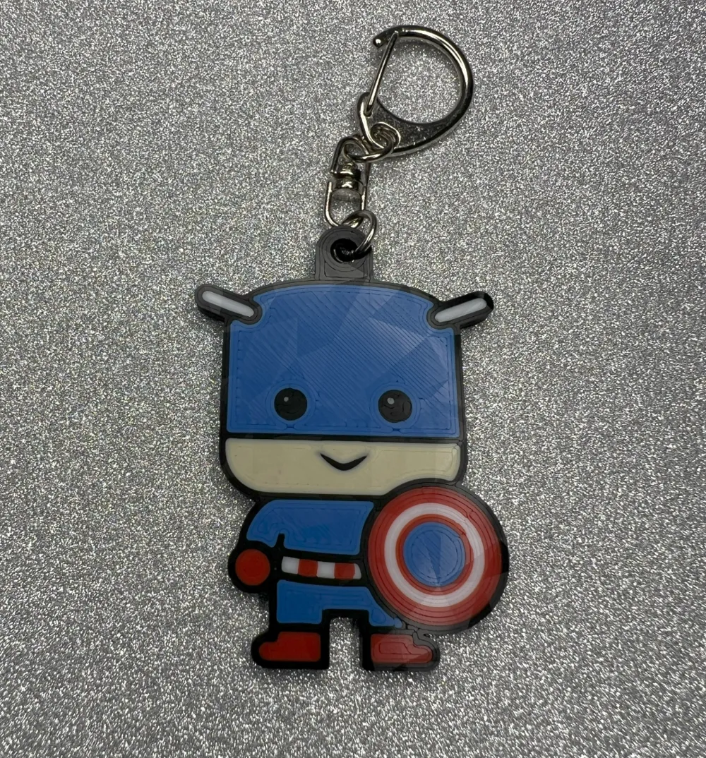 Keychain - Captain America by UltimateB - MakerWorld