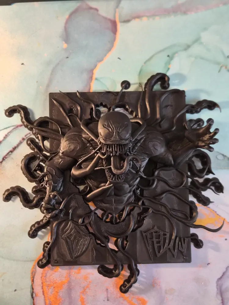 Venom Wall Art - Free 3D Print Model - MakerWorld