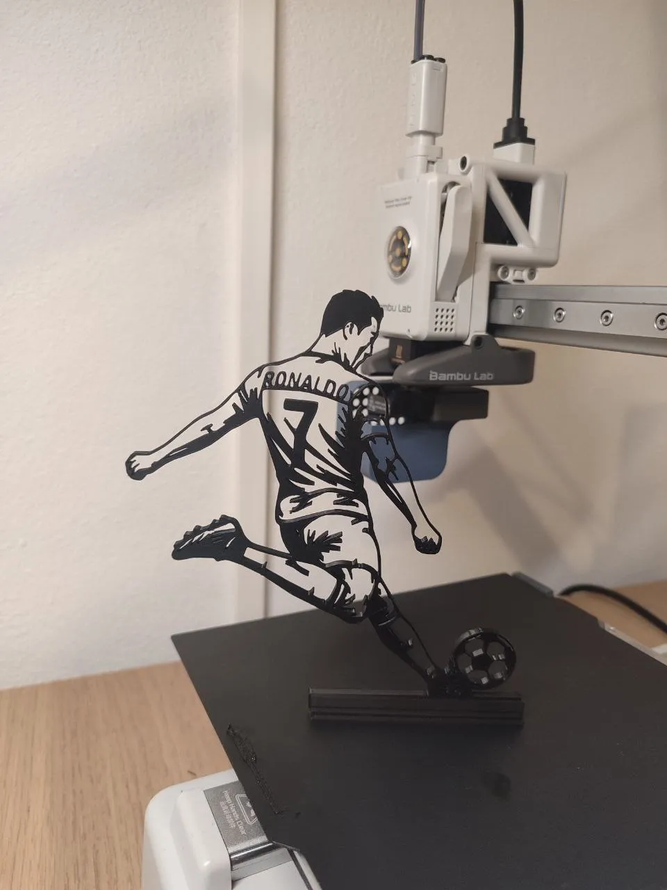 Wall Art C. Ronaldo - Free 3D Print Model - MakerWorld