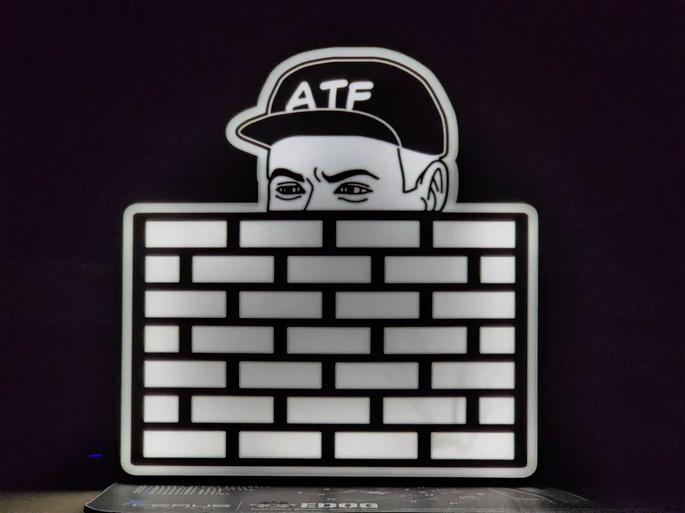 Peeking ATF Lightbox by DREWZUKI - MakerWorld