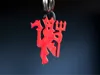 Manchester United Red Devil Logo Keyring - Free 3D Print Model - MakerWorld