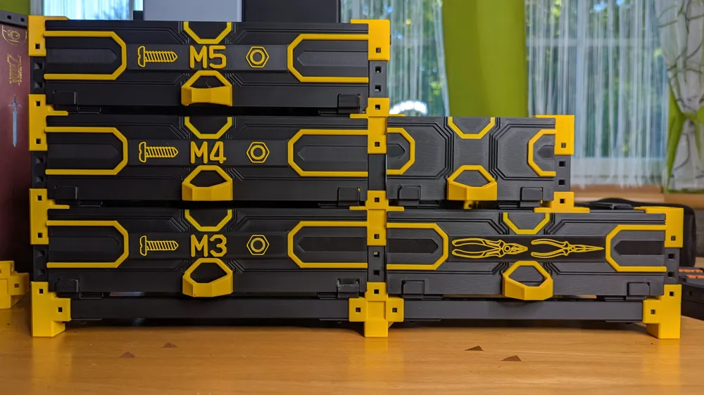 Modular Gridfinity Drawers 来自 KellerLab MakerWorld：免费下载 3D 模型