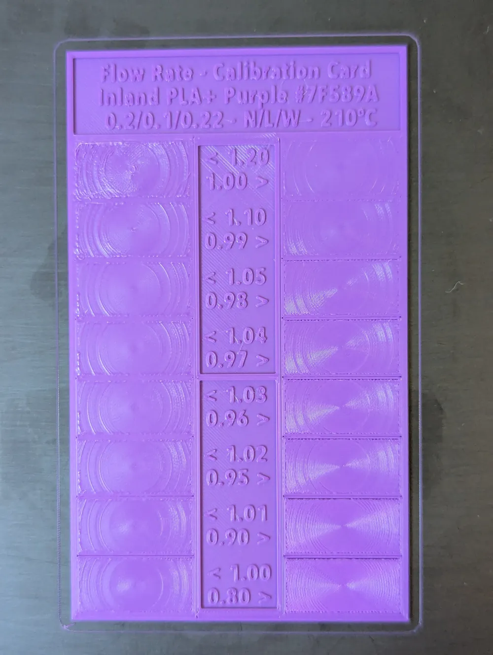 Bambu Studio Flow Rate & Ironing Calibration Cards - Free 3D Print ...