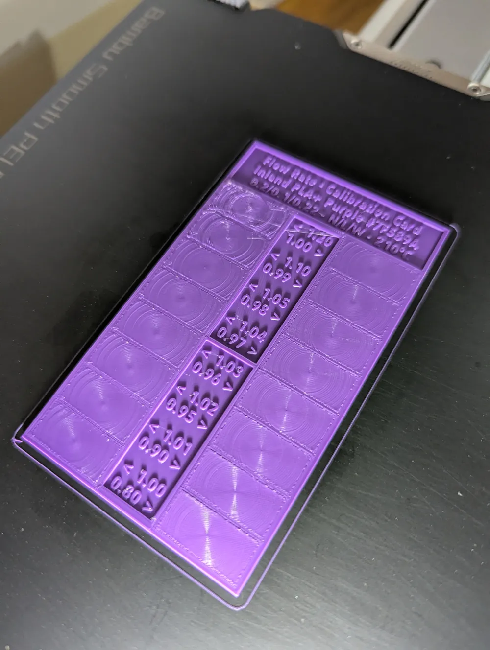 Bambu Studio Flow Rate & Ironing Calibration Cards - Free 3D Print ...