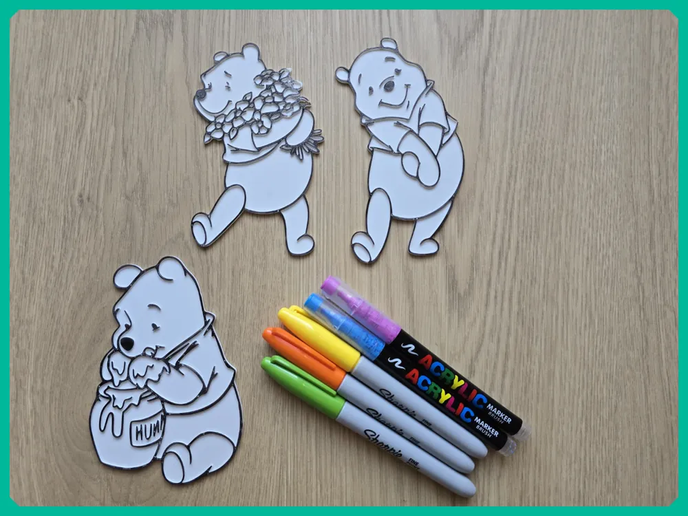 Winnie The Pooh Diy Coloring No Ams 2 Disney by Merilno3D MakerWorld ...