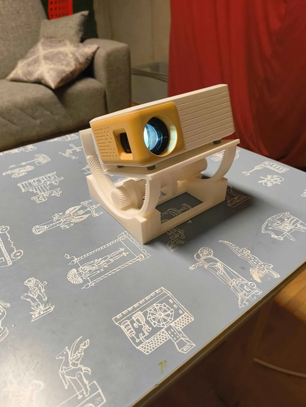 Projector Angle Adjuster V3 - Free 3D Print Model - MakerWorld