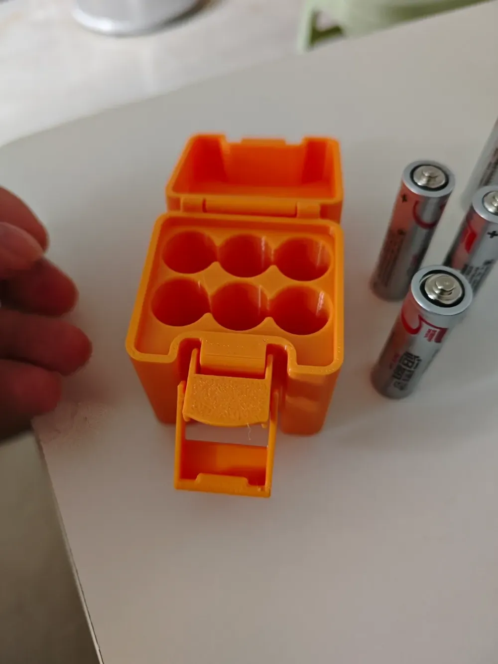 Battery Storage Case (includes 21700, 18650, AA, AAA batteries) No ...