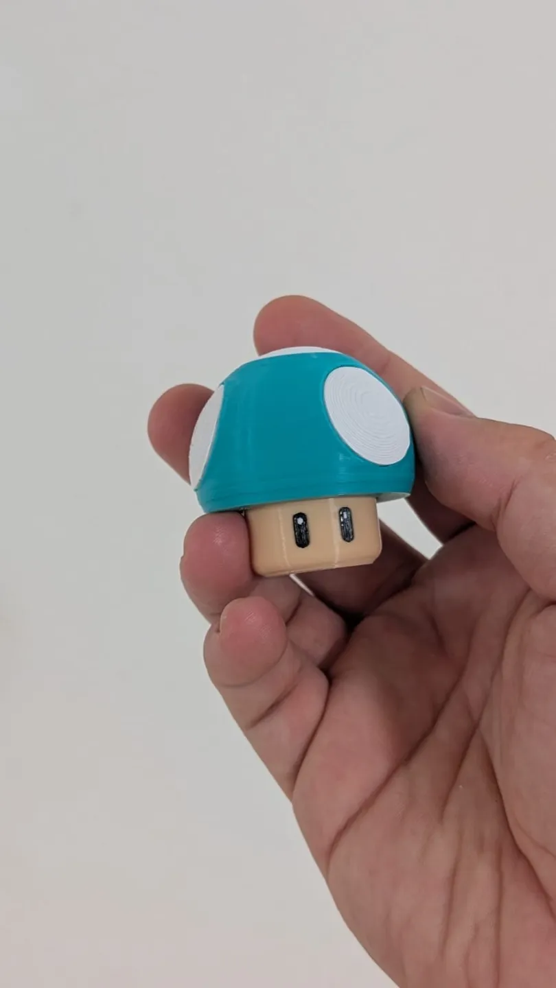 Fidget Toy Mario Mushroom - CLICKEE by Rah 3d Studios - MakerWorld