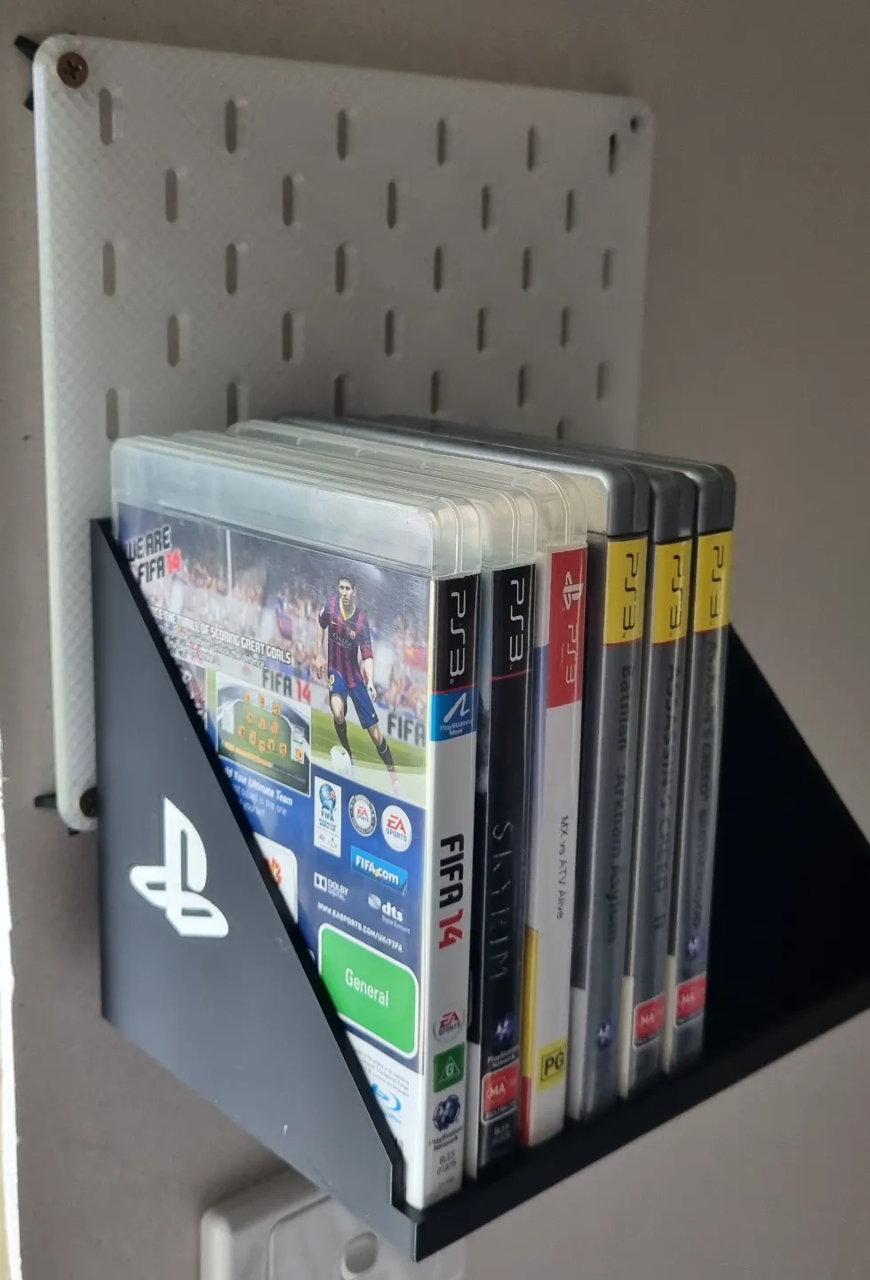 IKEA Skadis - PS3 PS4 PS5 Game Holder by Filament Fusion - MakerWorld