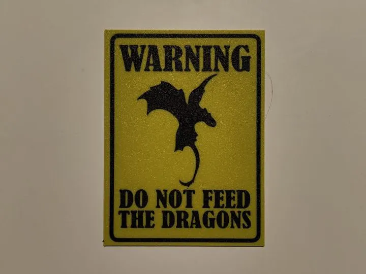 do not feed the dragons by Reybrond MakerWorld: Download Free 3D Models