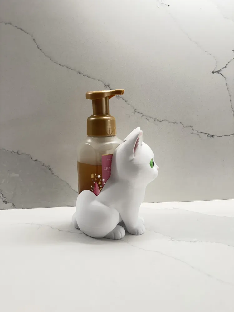 Cat Bath and Body Works Soap Holder - Free 3D Print Model - MakerWorld