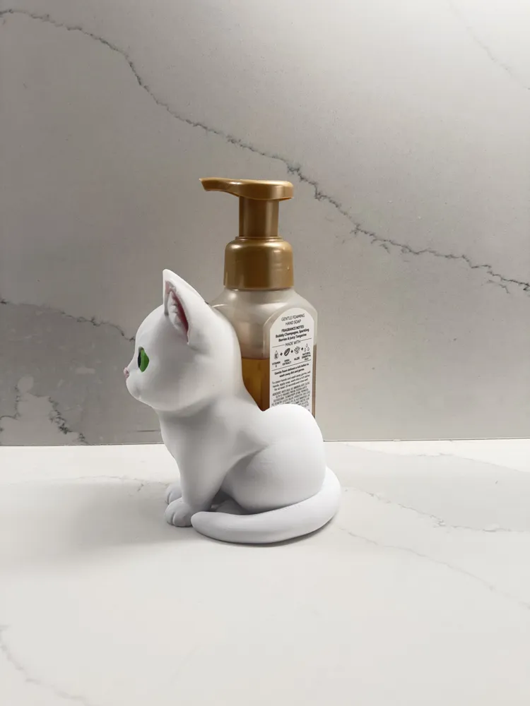 Cat Bath and Body Works Soap Holder - Free 3D Print Model - MakerWorld