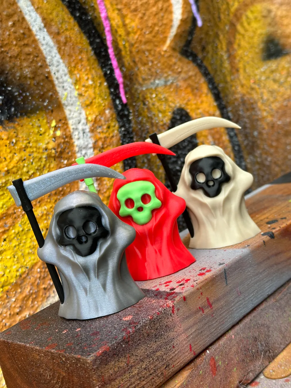Kreeper the Reaper Desk Figure / Halloween Toy by Justin Koch ...
