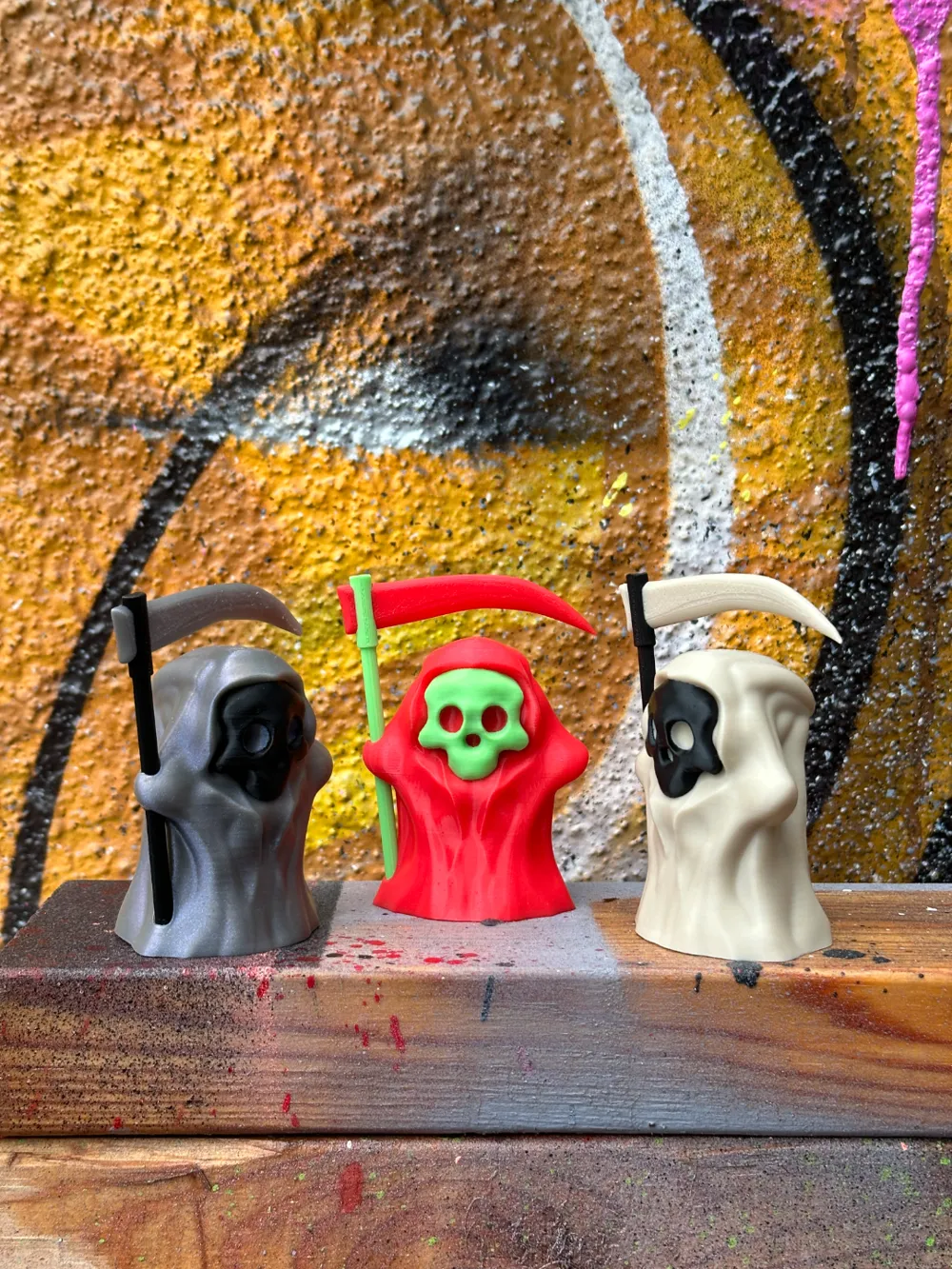 Kreeper the Reaper Desk Figure / Halloween Toy by Justin Koch - MakerWorld