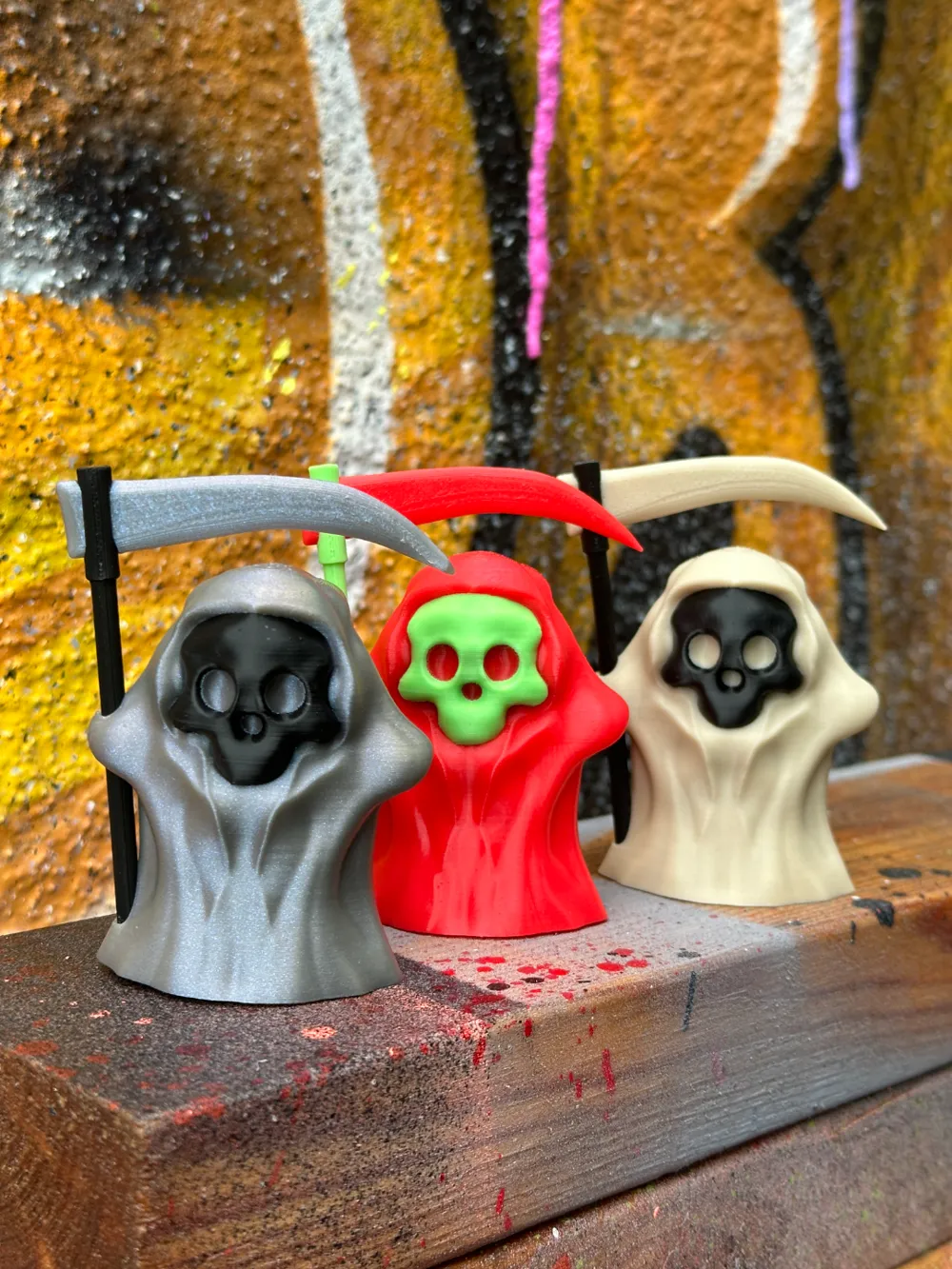 Kreeper the Reaper Desk Figure / Halloween Toy by Justin Koch - MakerWorld
