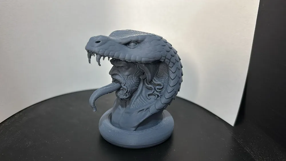 Busts: Snake god (DnD) by orenlibane MakerWorld: Download Free 3D Models