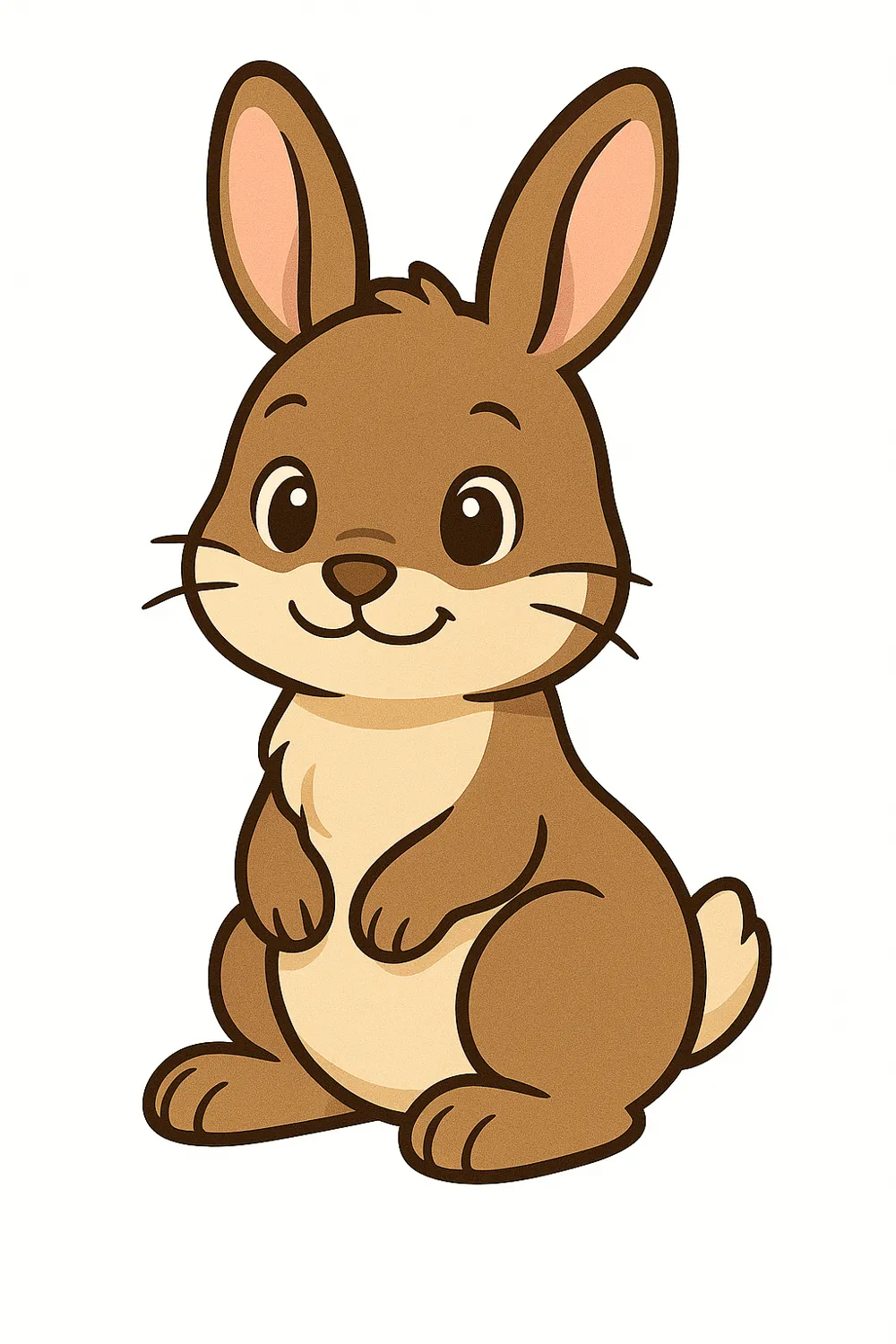 Cute Cartoon Rabbit - Cartoon Zoo - Free 3D Print Model - MakerWorld