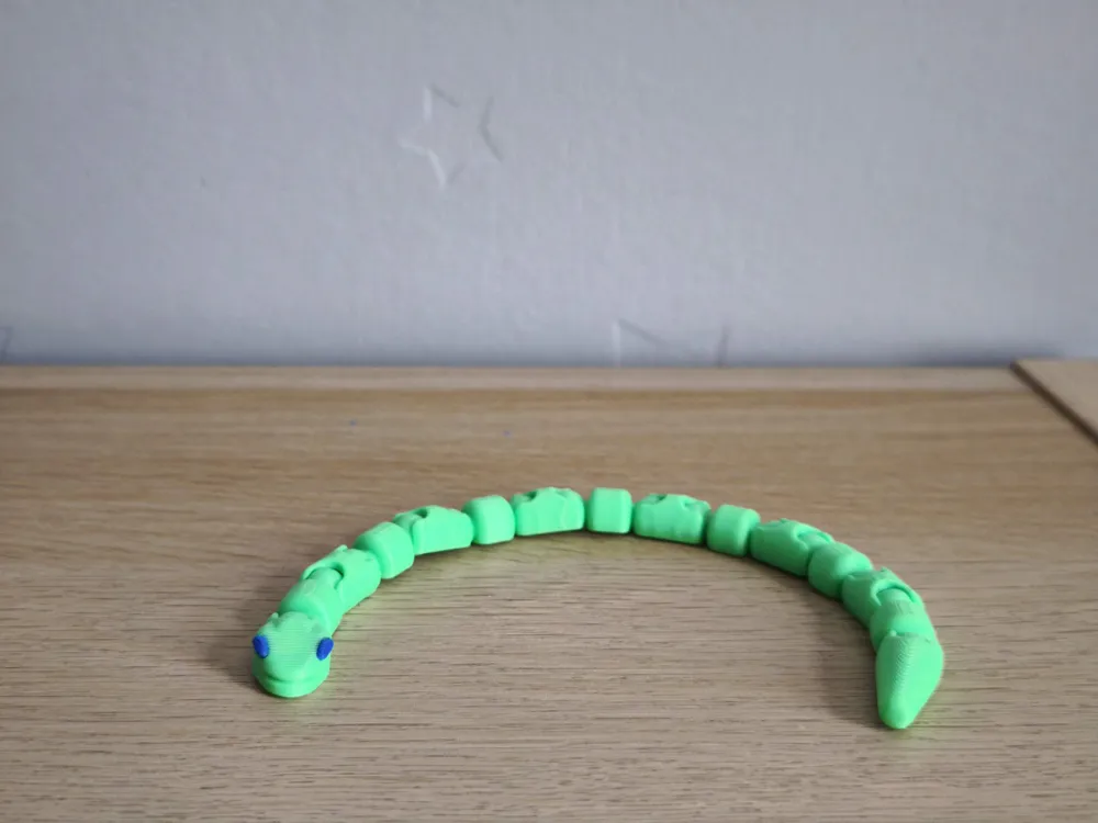 Blank Man's Pet Snake – Noodle - Free 3D Print Model - MakerWorld