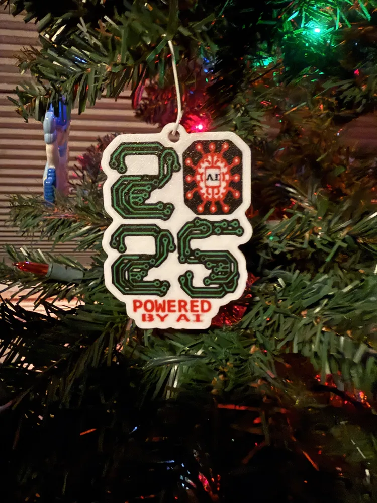 2025 Enfeite de Natal - Modelo gratuito para impressão 3D - MakerWorld