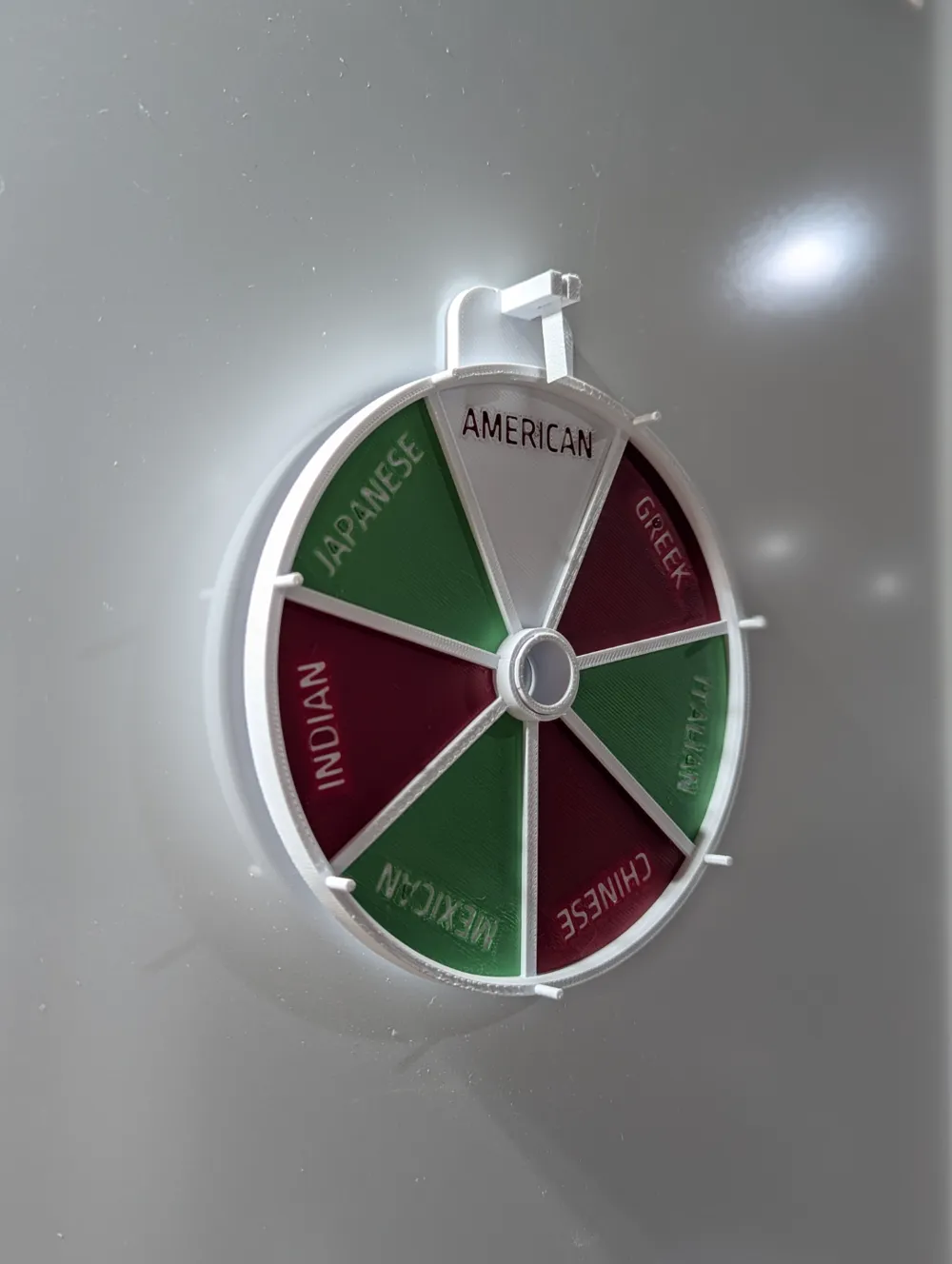 Meal Wheel Spinning Fridge Magnet by LAYRLAB - MakerWorld