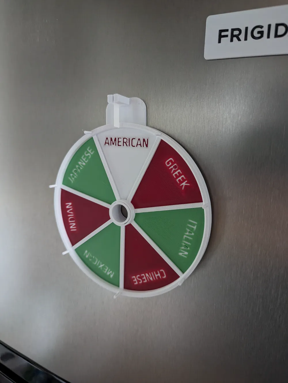 Meal Wheel Spinning Fridge Magnet by LAYRLAB MakerWorld: Download Free ...