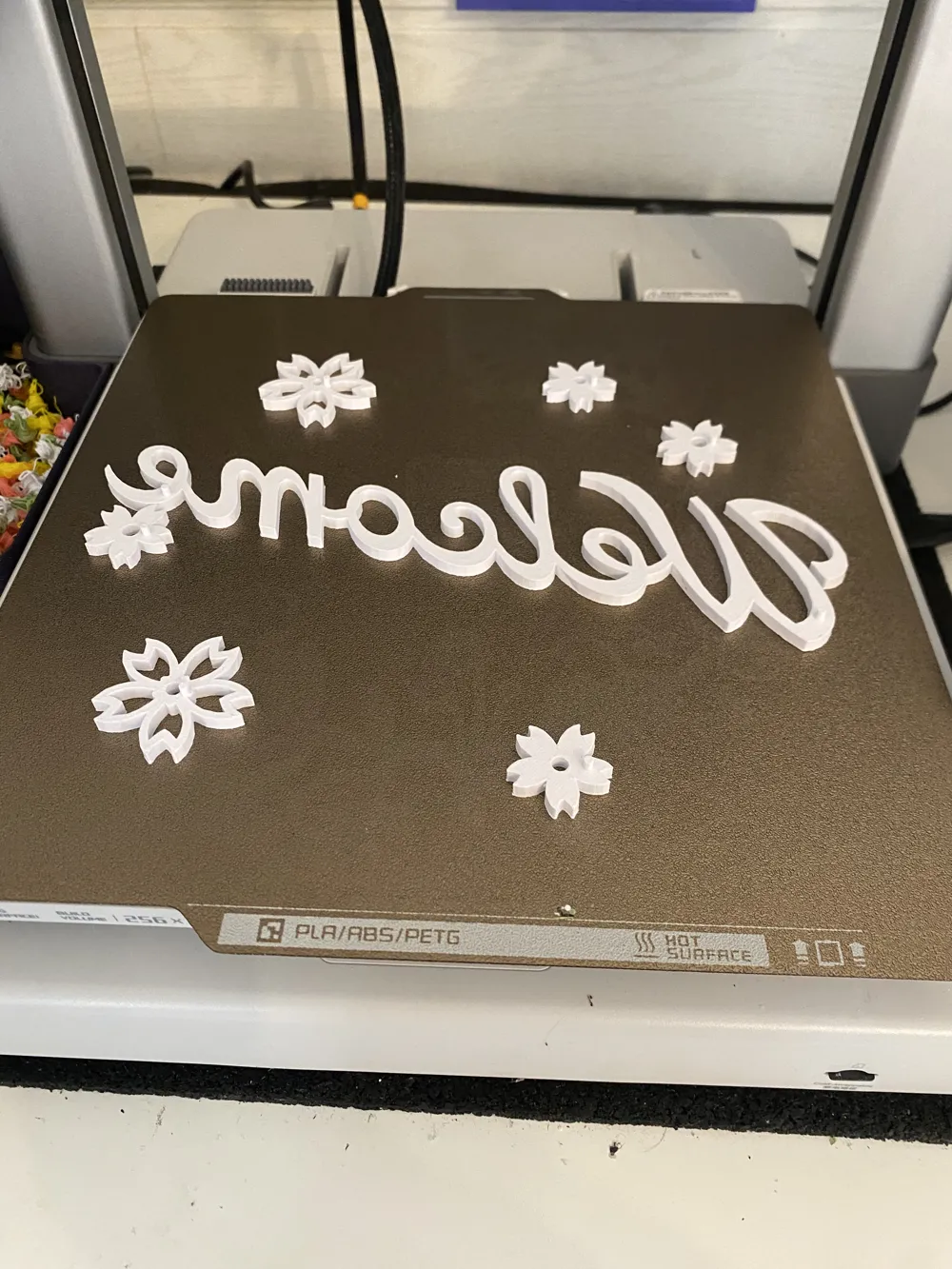 Floral Wreath Welcome Sign by Kojak.nr MakerWorld: Download Free 3D Models