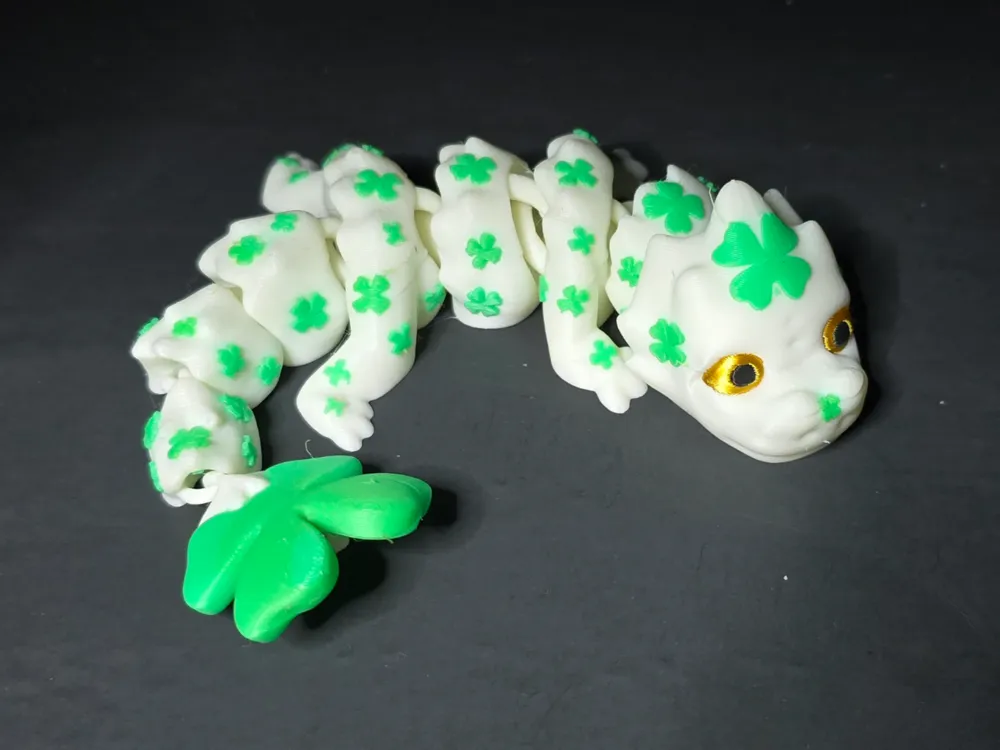 Cute Bay Articulated Clover Dragon by EpicFantasy3D MakerWorld ...
