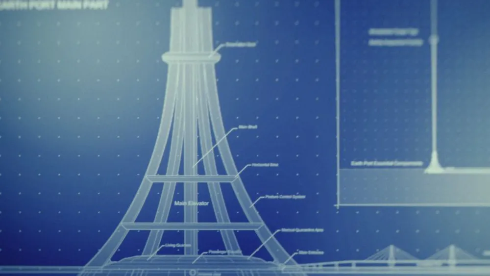 Lighthouse Space Elevator (Ace Combat 7) by yoyothechicken - MakerWorld