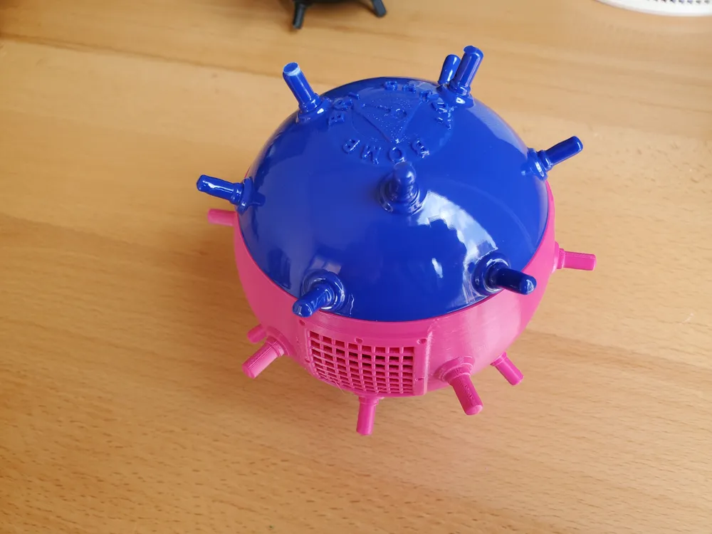Naval Mine Chlorine Pool Floater, 3-inch Tablet - Free 3D Print Model ...