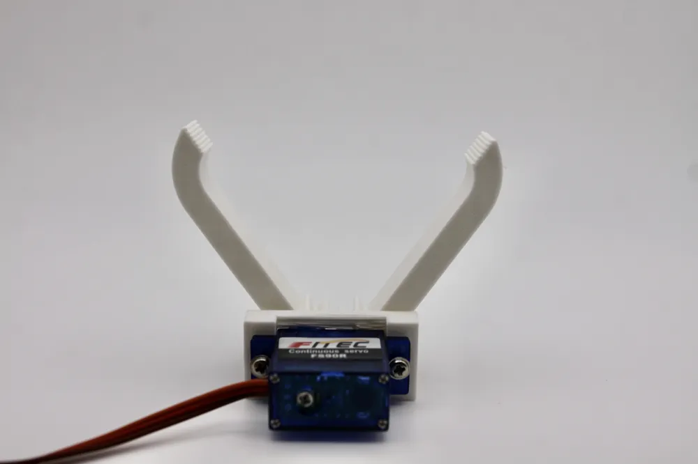 Robot Arm Claw for FS90R Continuous Servo Motor by PrintWorks ...