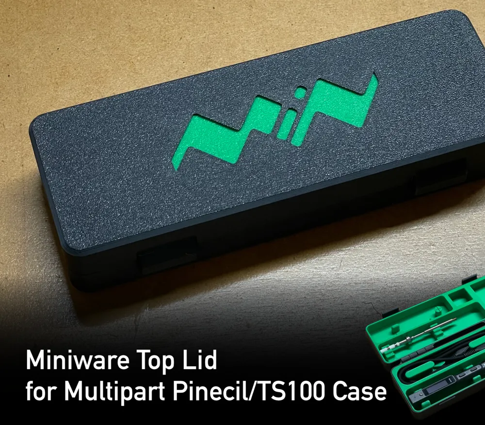 Multipart TS100/101 Case – Miniware Logo Top Shell Remixed by user ...
