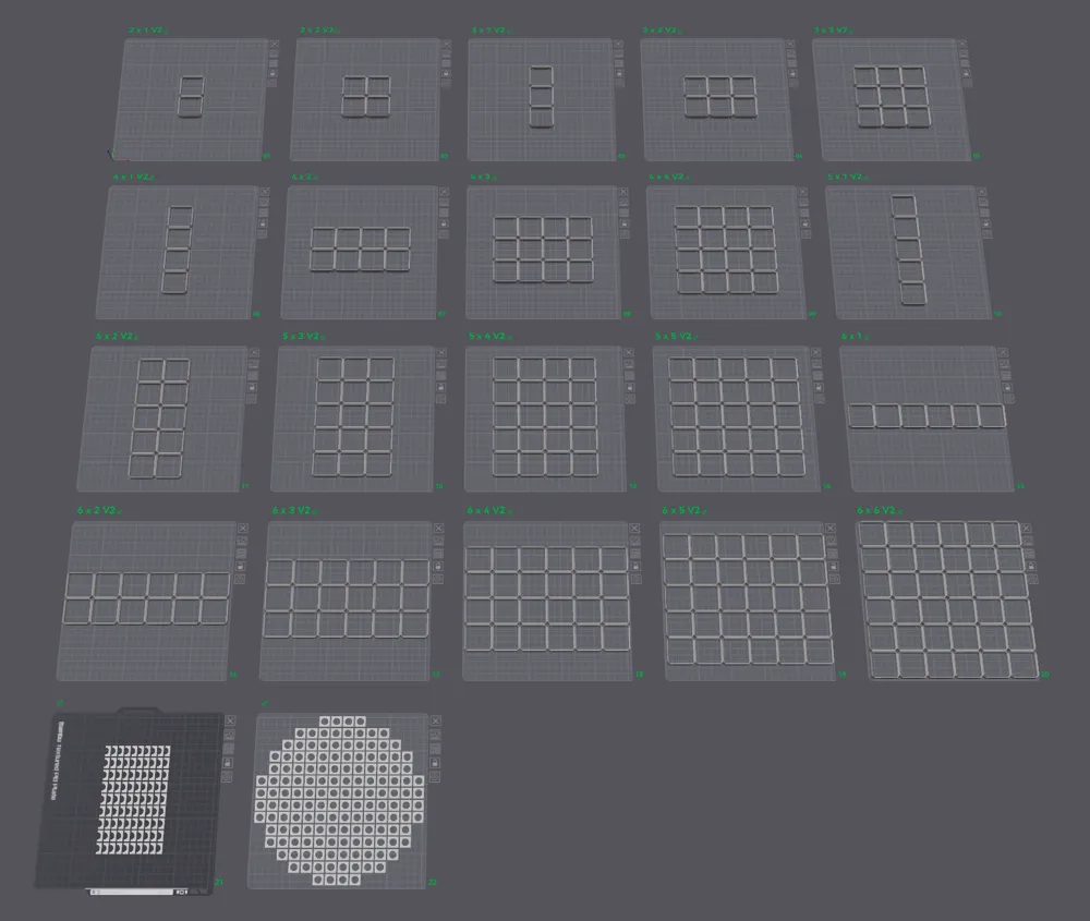 Gridfinity Base Plates with Plate Connectors by DerHerman MakerWorld ...