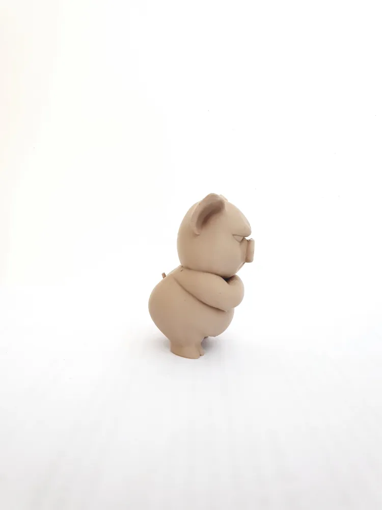Angry Pig Figurine by Midjam MakerWorld: Download Free 3D Models
