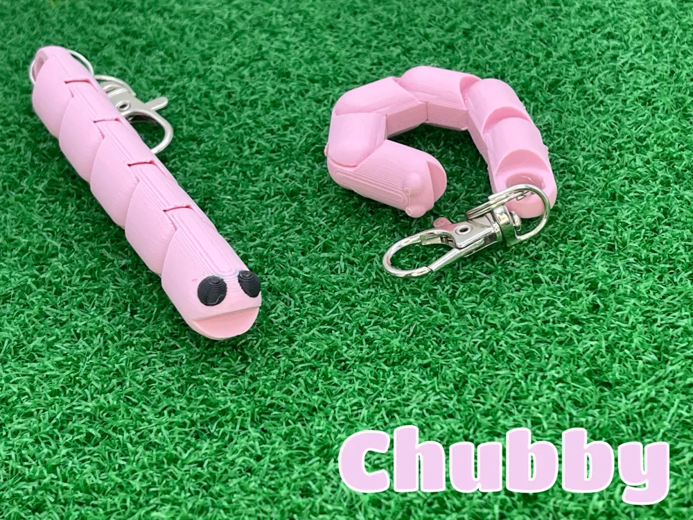 Chubby - Articulated Fidget Toy & Keychain by MalcTheOracle - MakerWorld