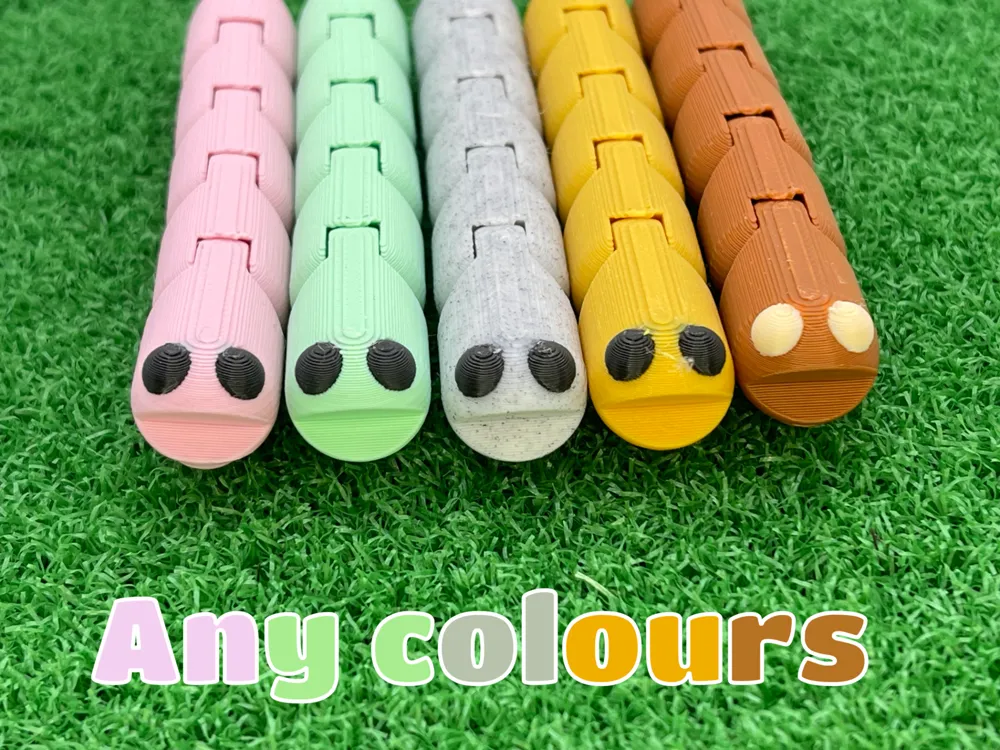 Chubby - Articulated Fidget Toy & Keychain by MalcTheOracle - MakerWorld