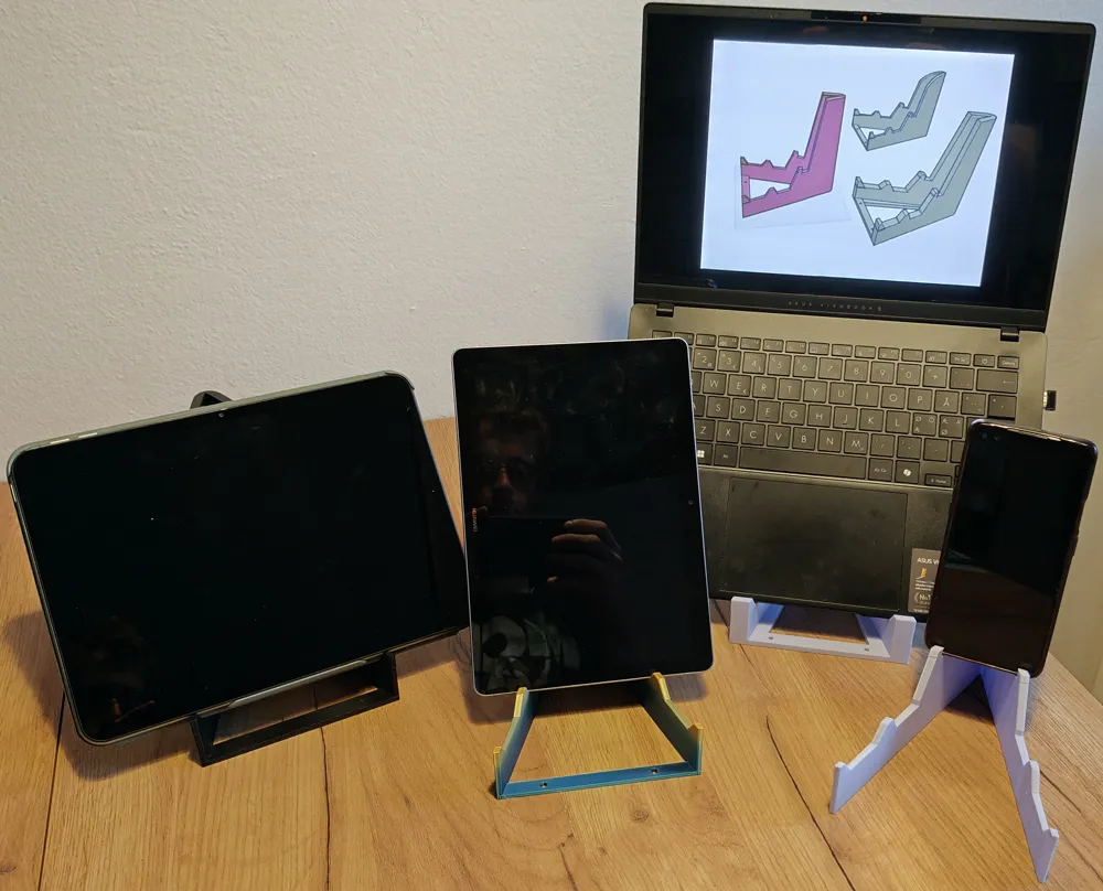 Stop Motion / Ipad / Tablet / Phone Stand - Free 3D Print Model ...