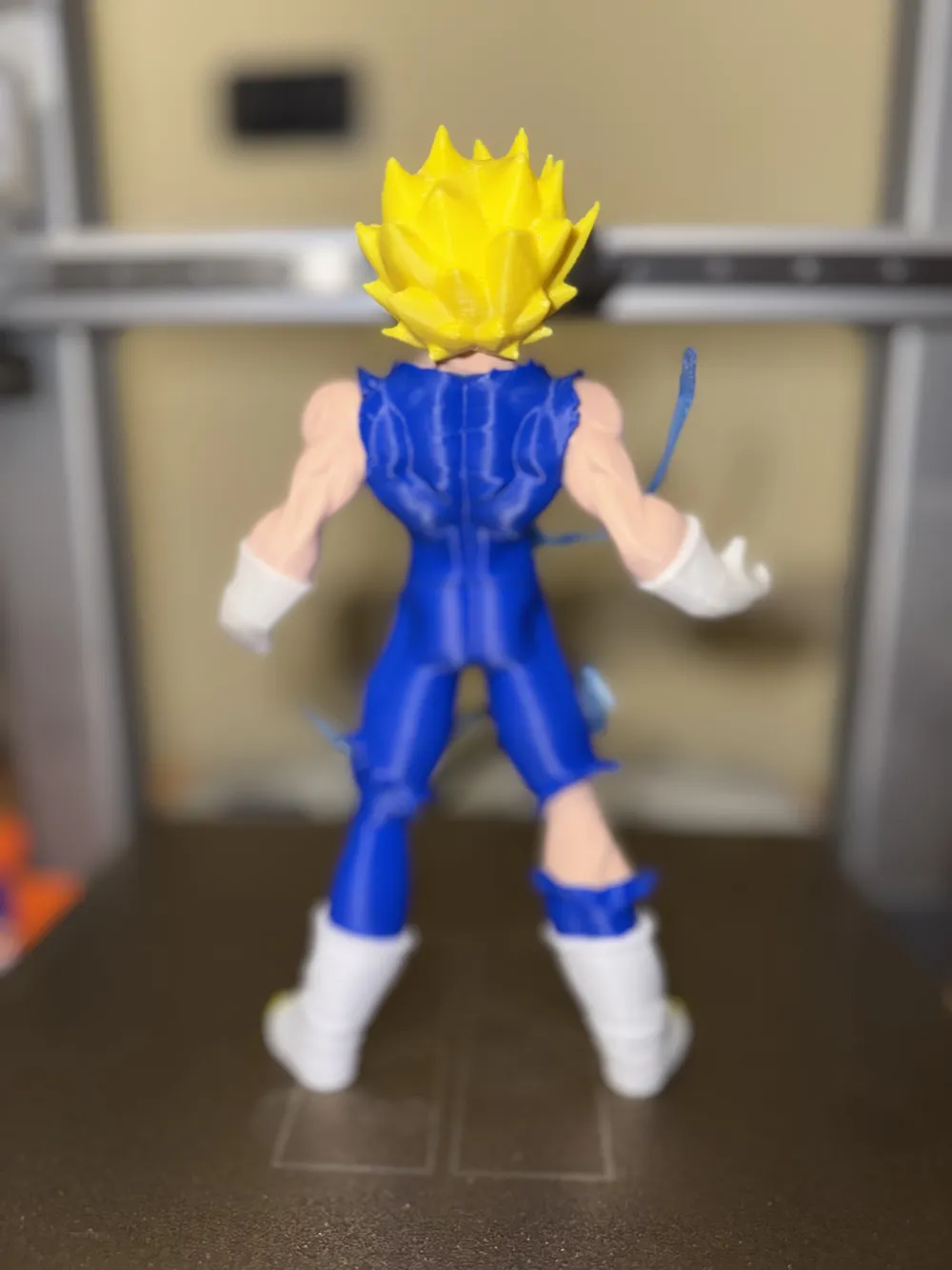 Vegeta SSJ Action figure - Free 3D Print Model - MakerWorld