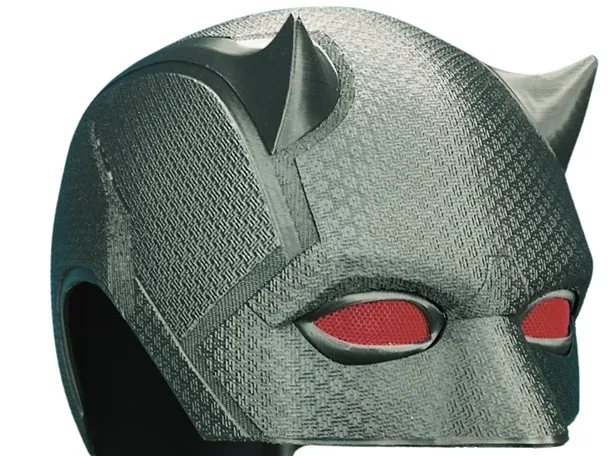 Daredevil silvered mask - Free 3D Print Model - MakerWorld