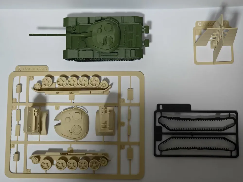 ZTZ-59坦克 1:72 套卡 来自 梦创DreamCraft MakerWorld：免费下载 3D 模型