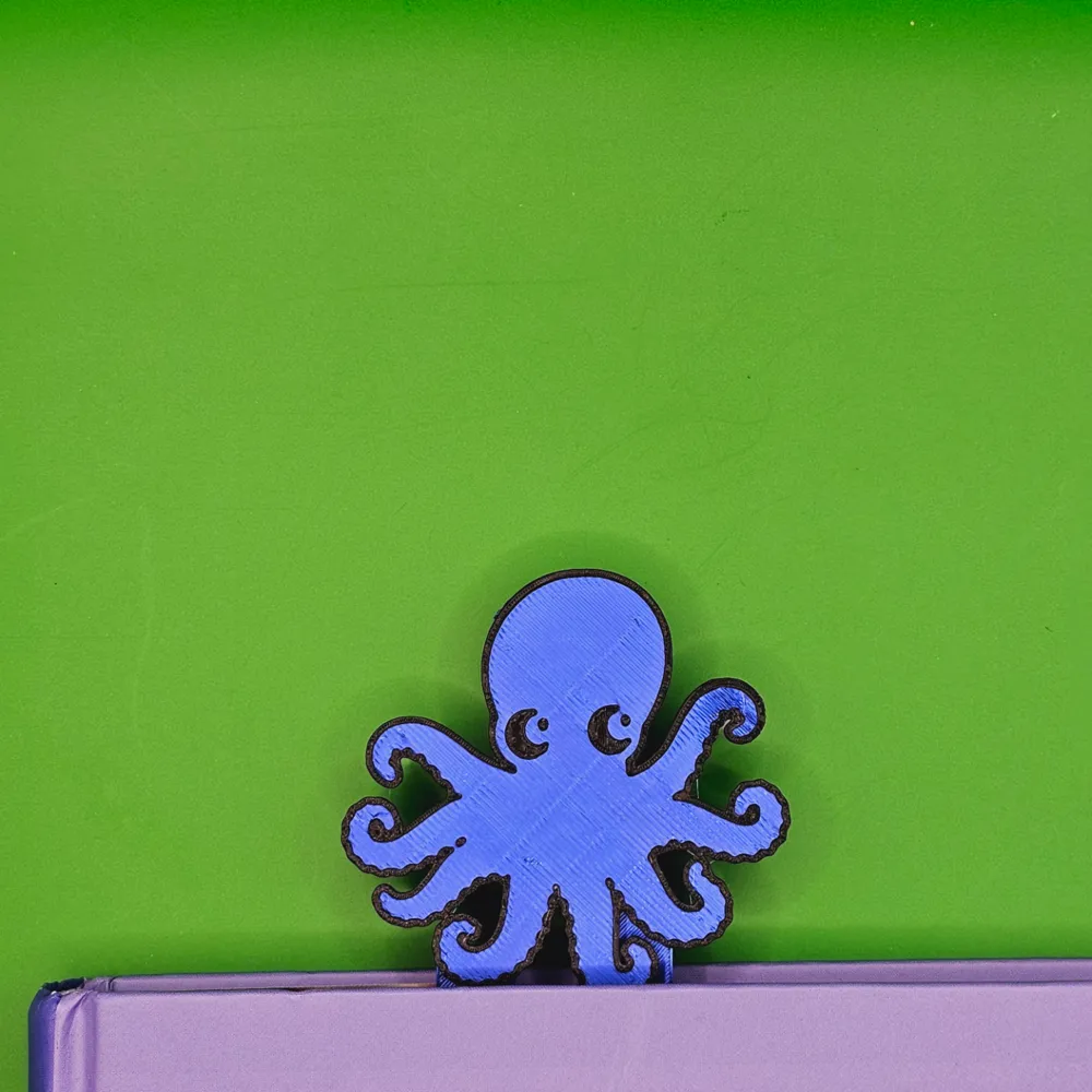 OCTOPUS - BOOKMARK by 3DSloth97 - MakerWorld
