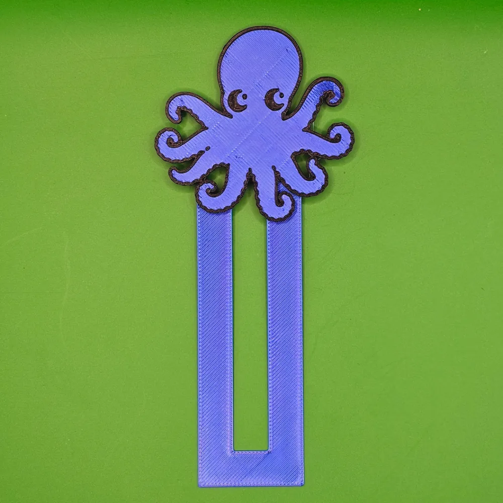 OCTOPUS - BOOKMARK by 3DSloth97 - MakerWorld