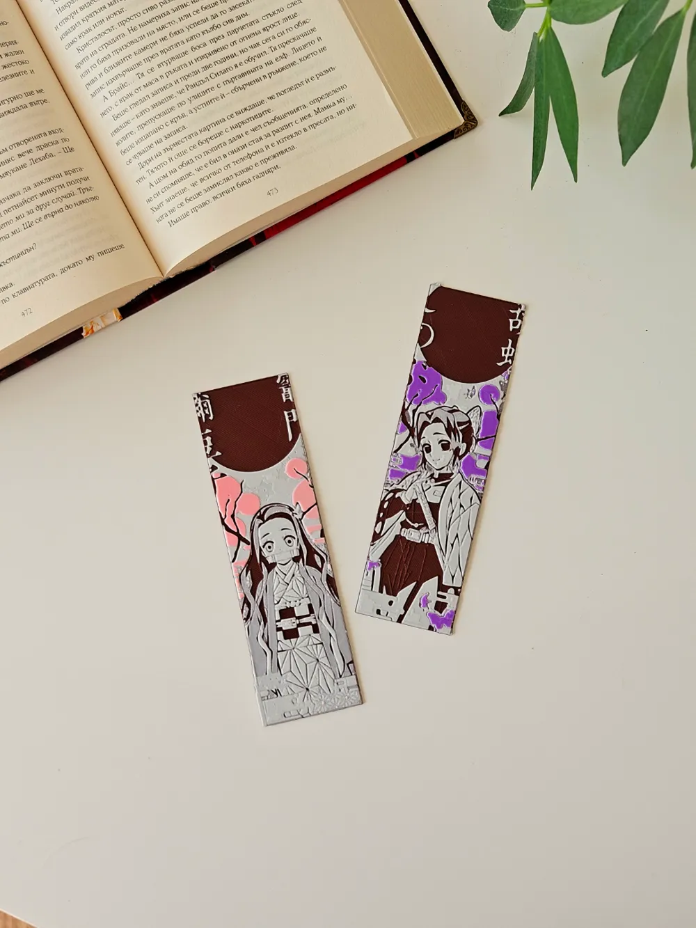 Nezuko & Shinobu - Demon Slayer Bookmark Set 4/8 by C3D MakerWorld ...