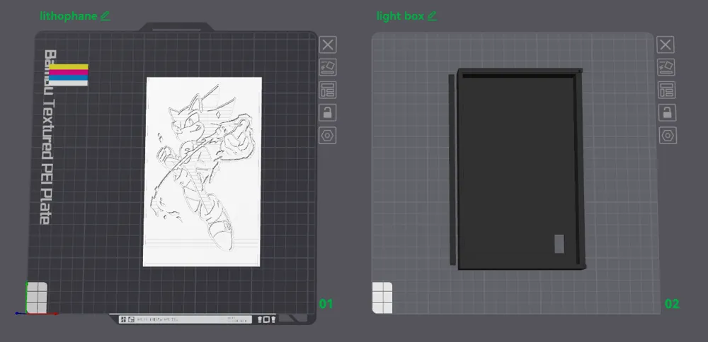 Super Sonic lithophane lightbox by HopeZEXAL - MakerWorld