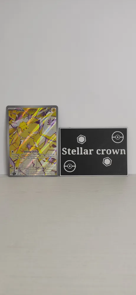 Pokémon Stellar Crown Card Divider - Free 3D Print Model - MakerWorld