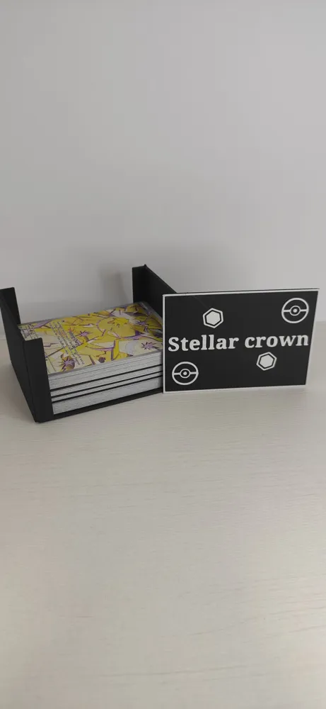 Pokémon Stellar Crown Card Divider - Free 3D Print Model - MakerWorld