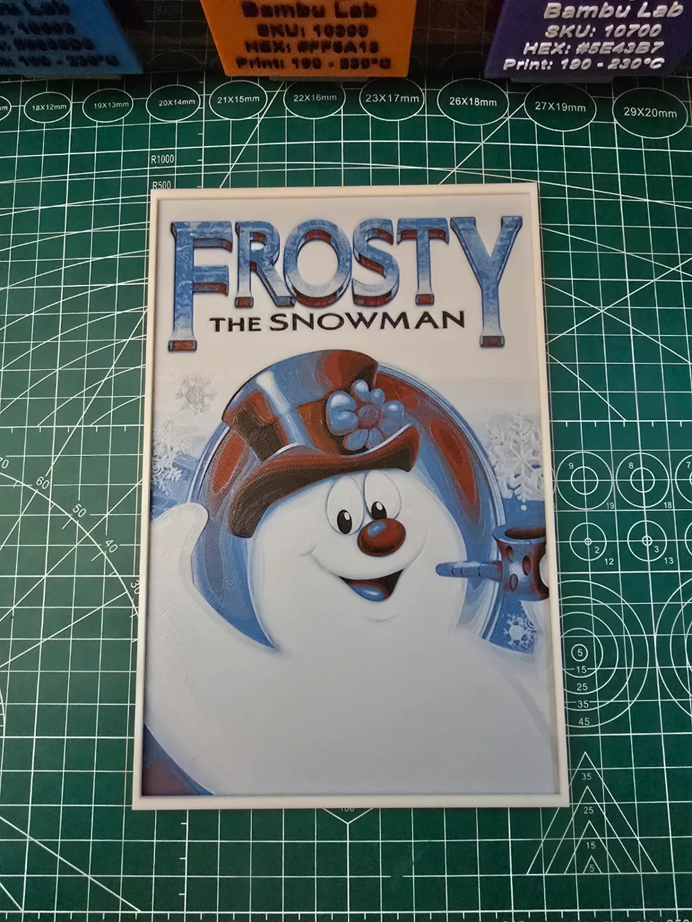 Frosty the Snowman Movie Poster - Hueforge Art by Lumpy3D - MakerWorld