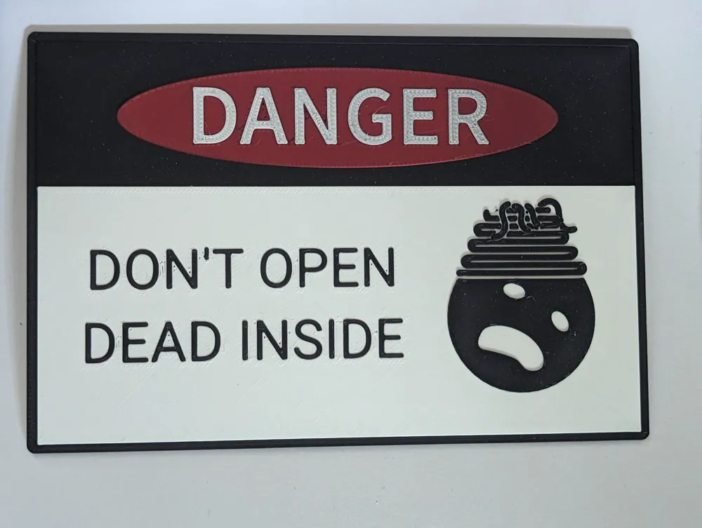Danger - Don't Open, Dead Inside Zombie Spaghettification by kurtcrean ...